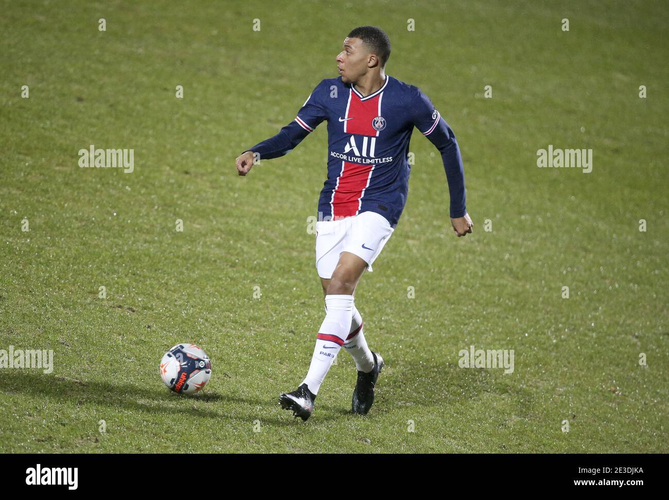 Kylian Mbappe of PSG during the French championship Ligue 1 football ...