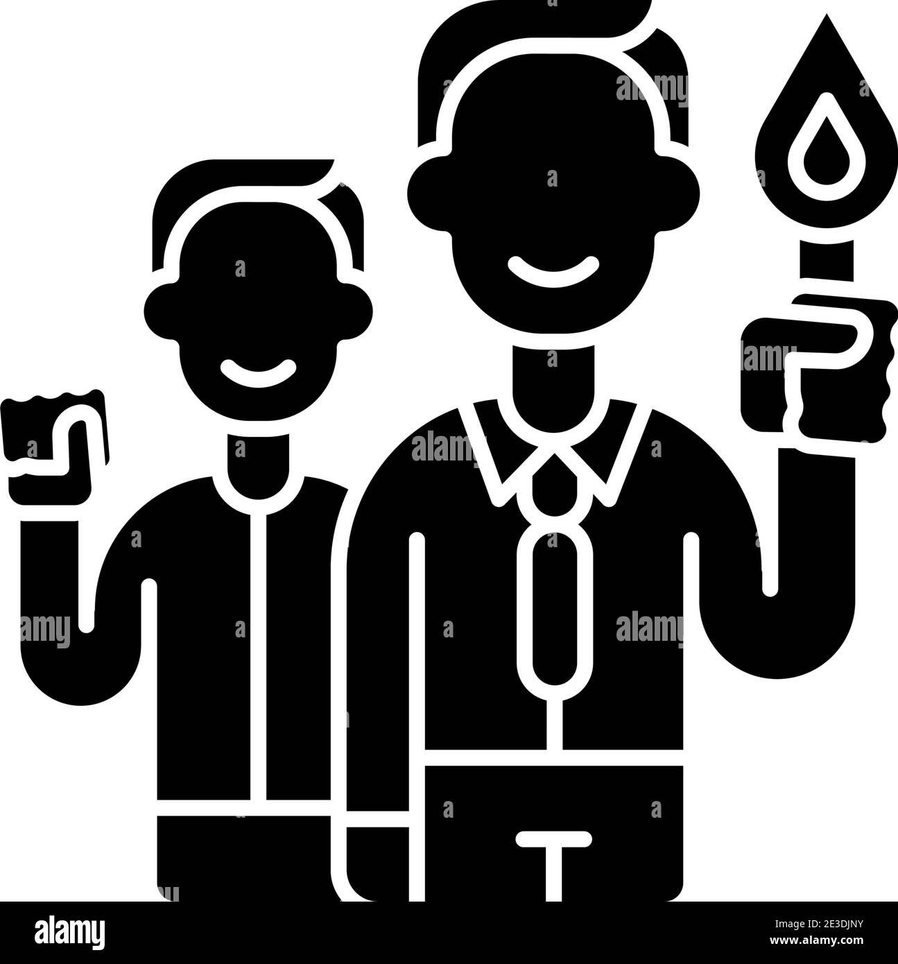 Commitment black glyph icon Stock Vector Image & Art - Alamy