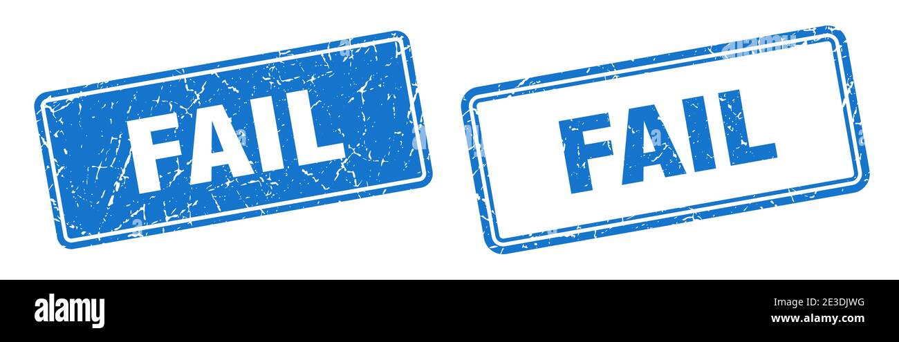 Fail stamp rectangular sign hi-res stock photography and images - Alamy