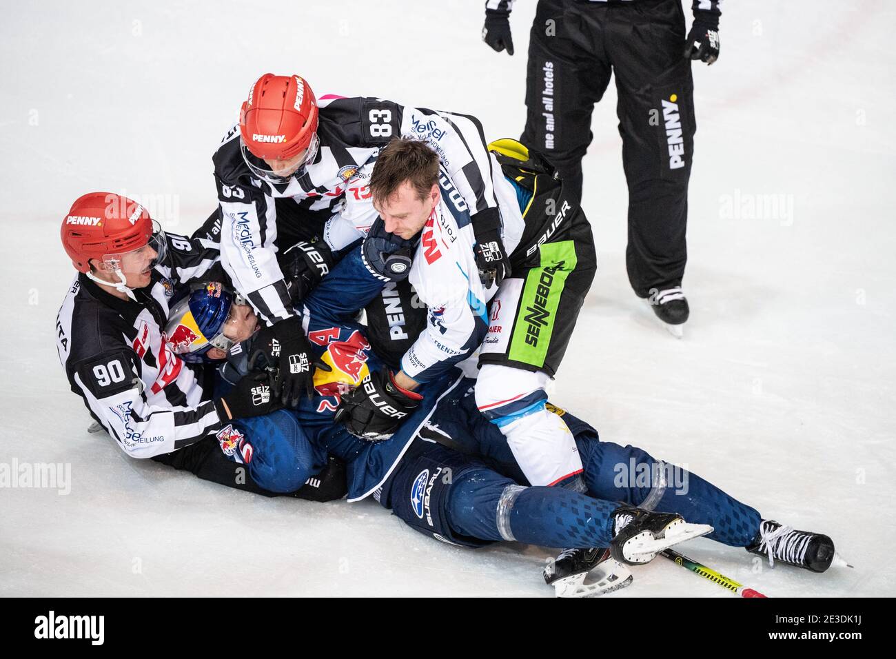 Munich, Germany. 18th Jan, 2021. Ice hockey: DEL, EHC Red Bull München ...