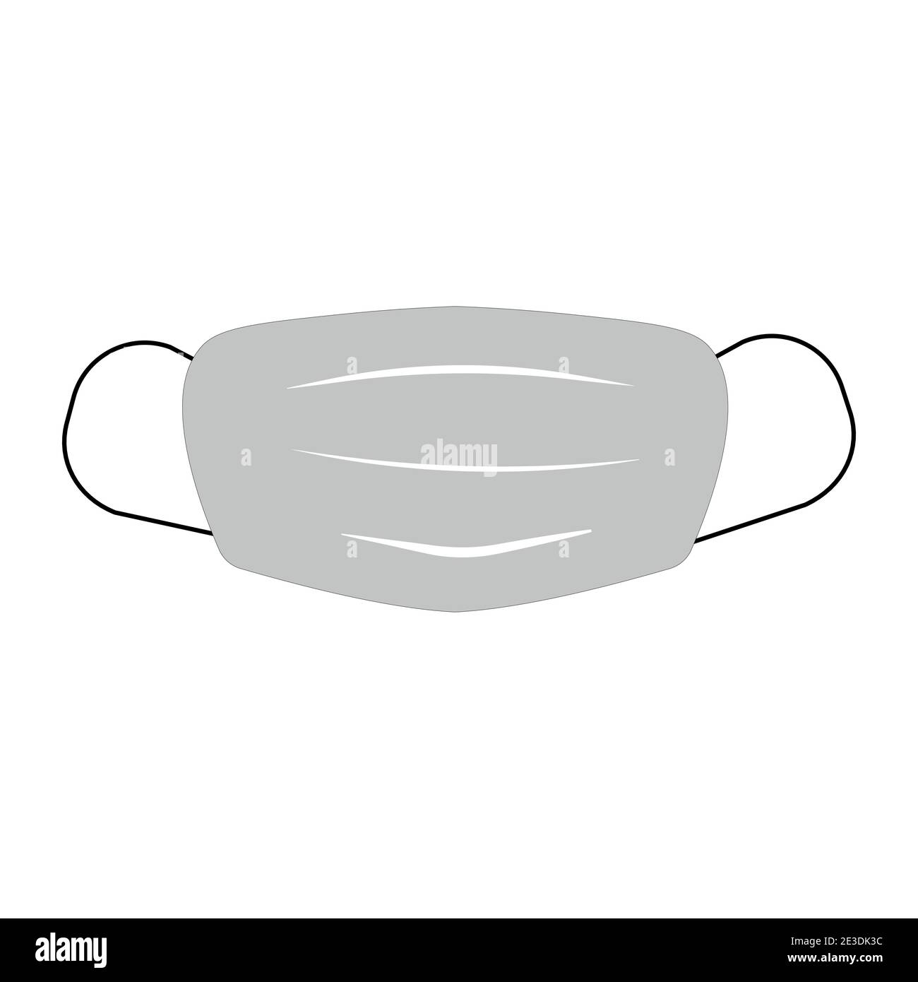 Wear mask corona vector symbol white Stock Vector Image & Art - Alamy