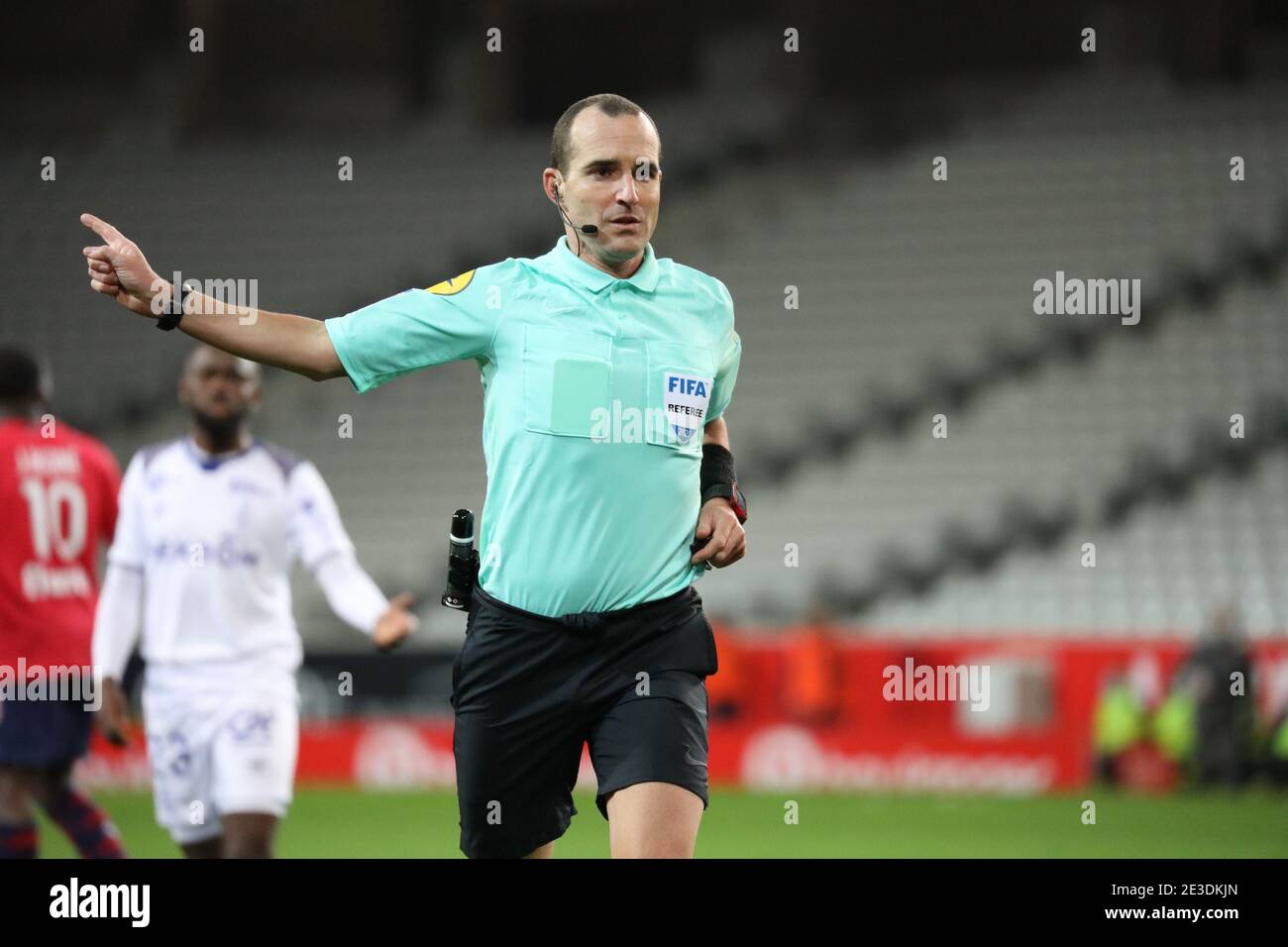 Referee Mister MILLOT Benoit during the French championship Ligue 1 ...
