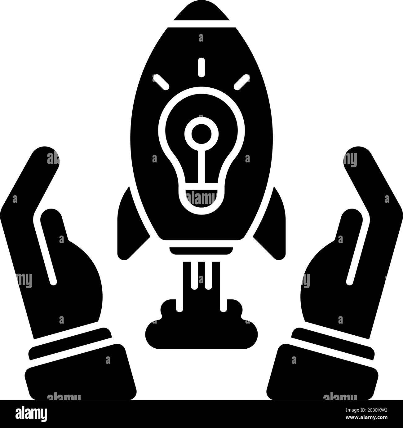 Innovation black glyph icon Stock Vector Image & Art - Alamy