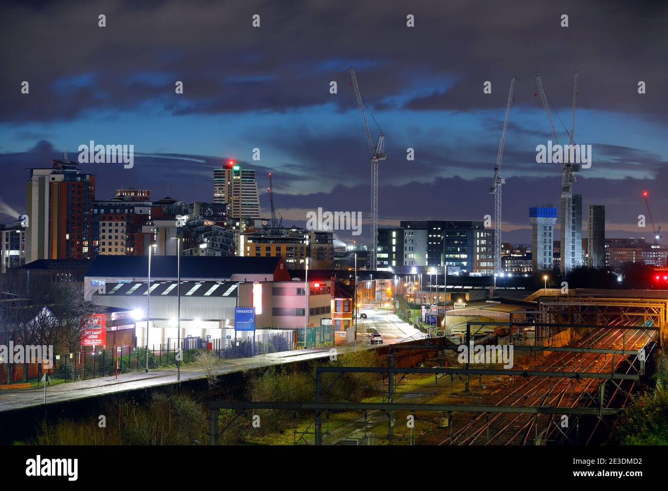 Monk bridge tower cranes hi-res stock photography and images - Alamy