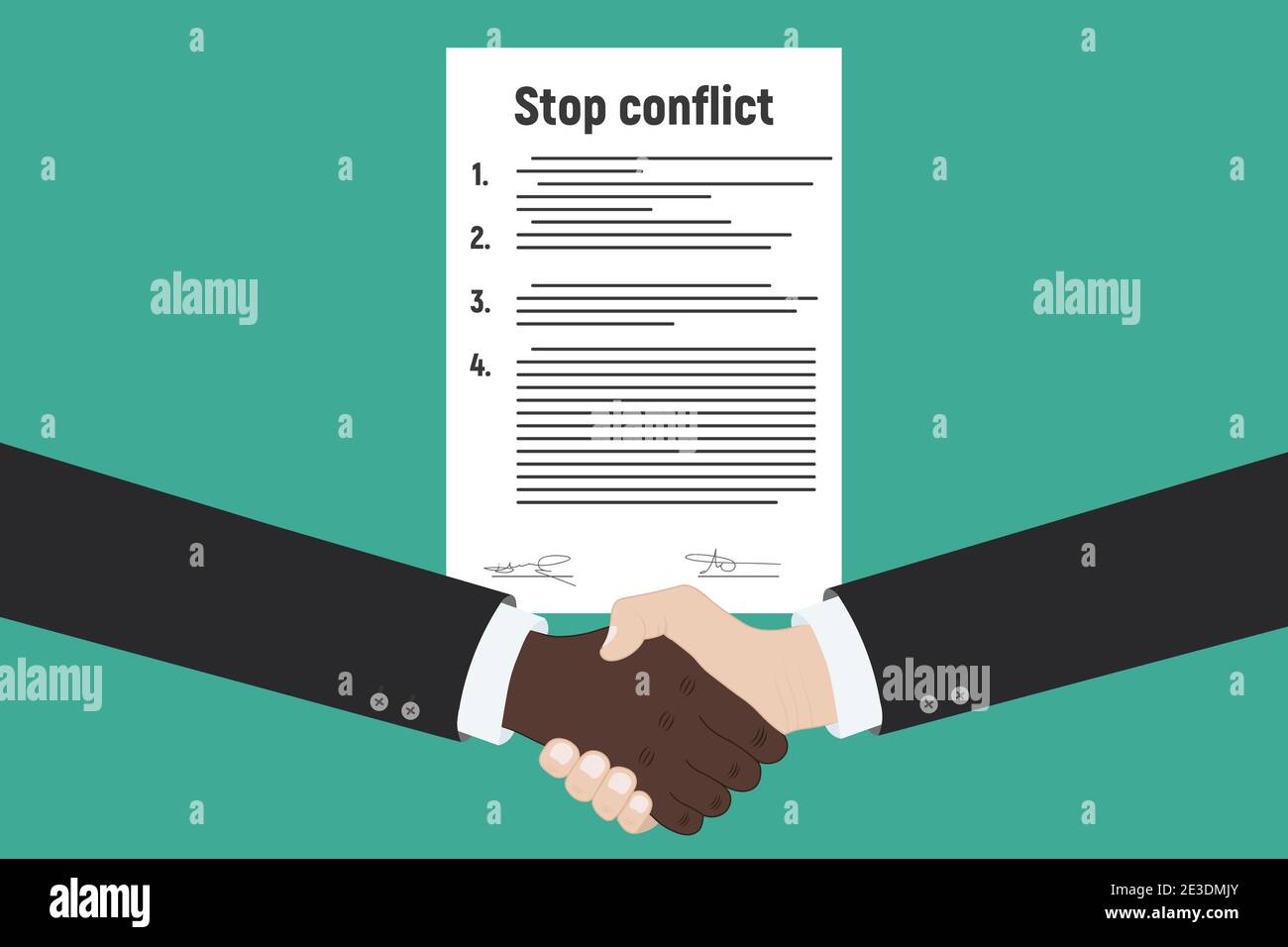 Stop conflict. Businessman referee finds compromise. Conflict and ... Stop conflict. Businessman referee finds compromise. Conflict and ...