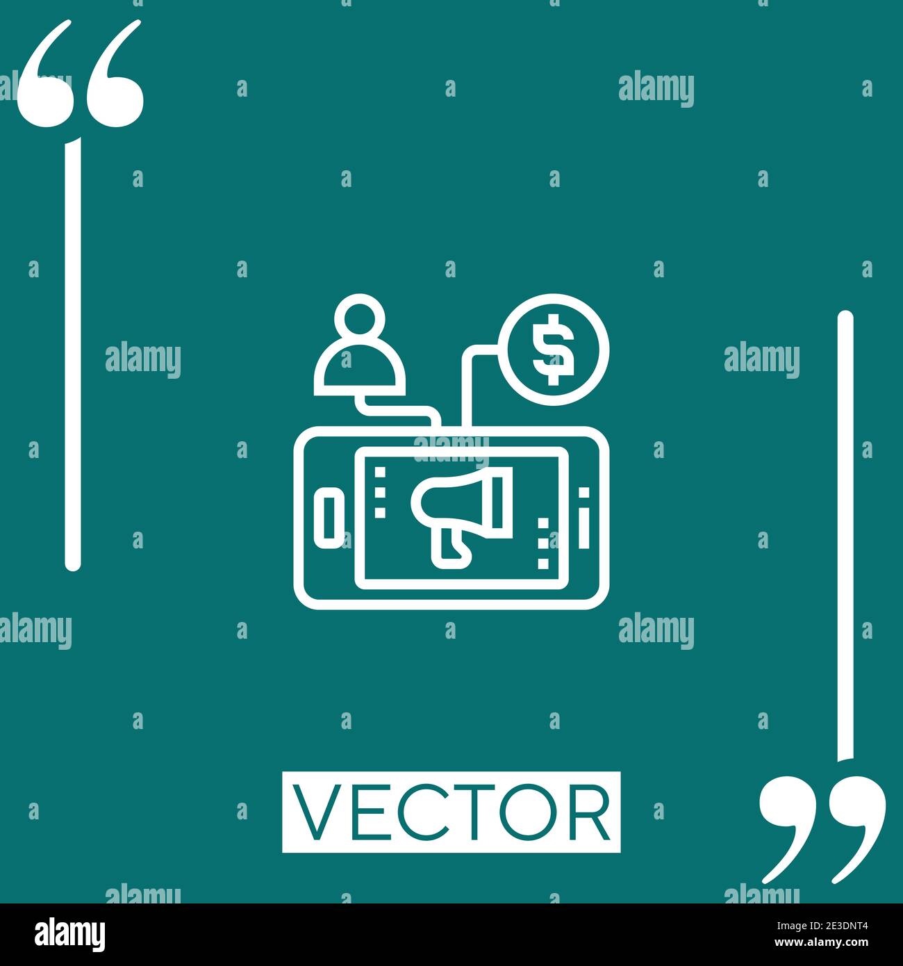 aggregate vector icon Linear icon. Editable stroke line Stock Vector ...