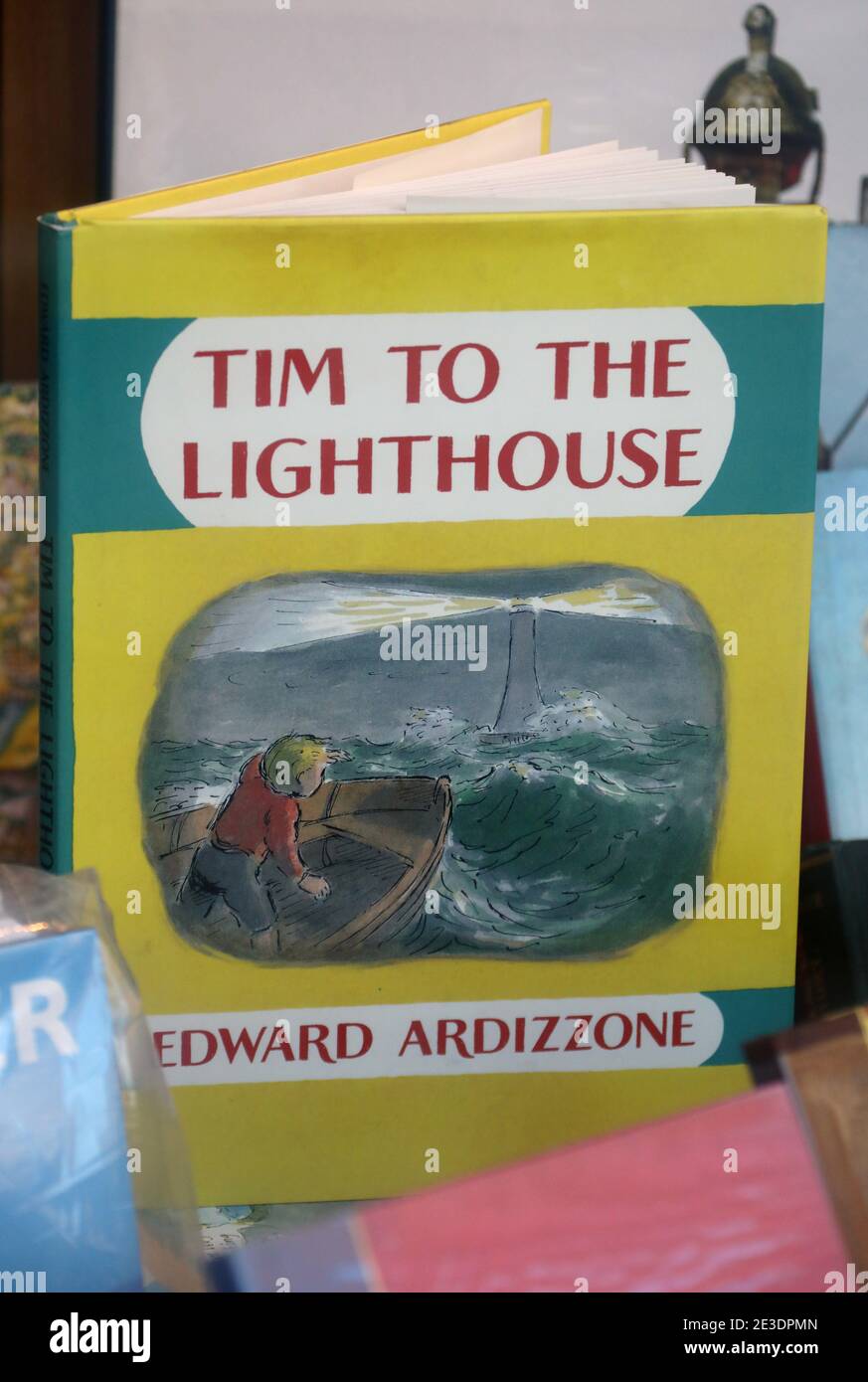 Tim to the Lighthouse by Edward Ardizzone in a shop window Stock Photo ...