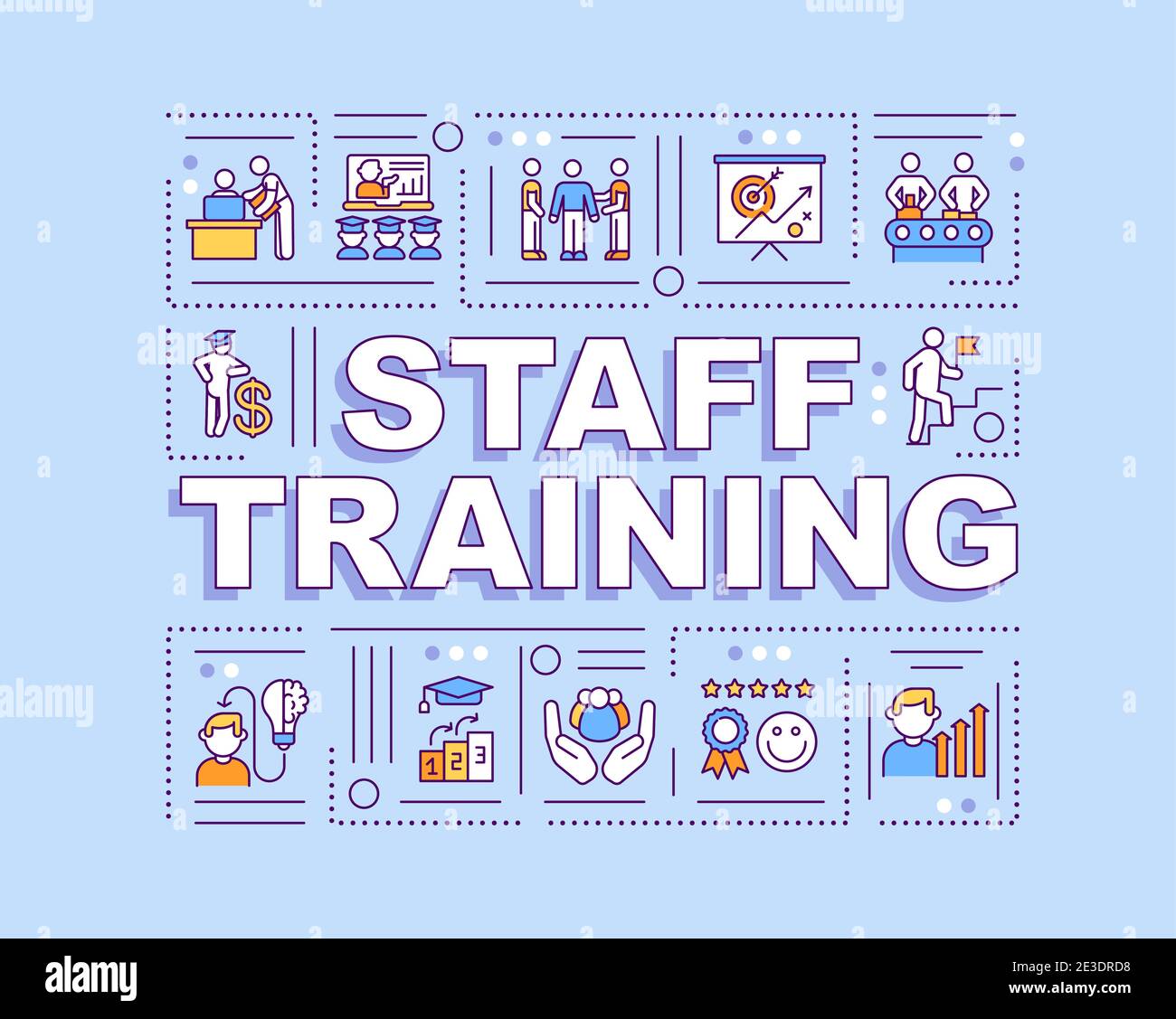 Staff training word concepts banner Stock Vector Image & Art - Alamy