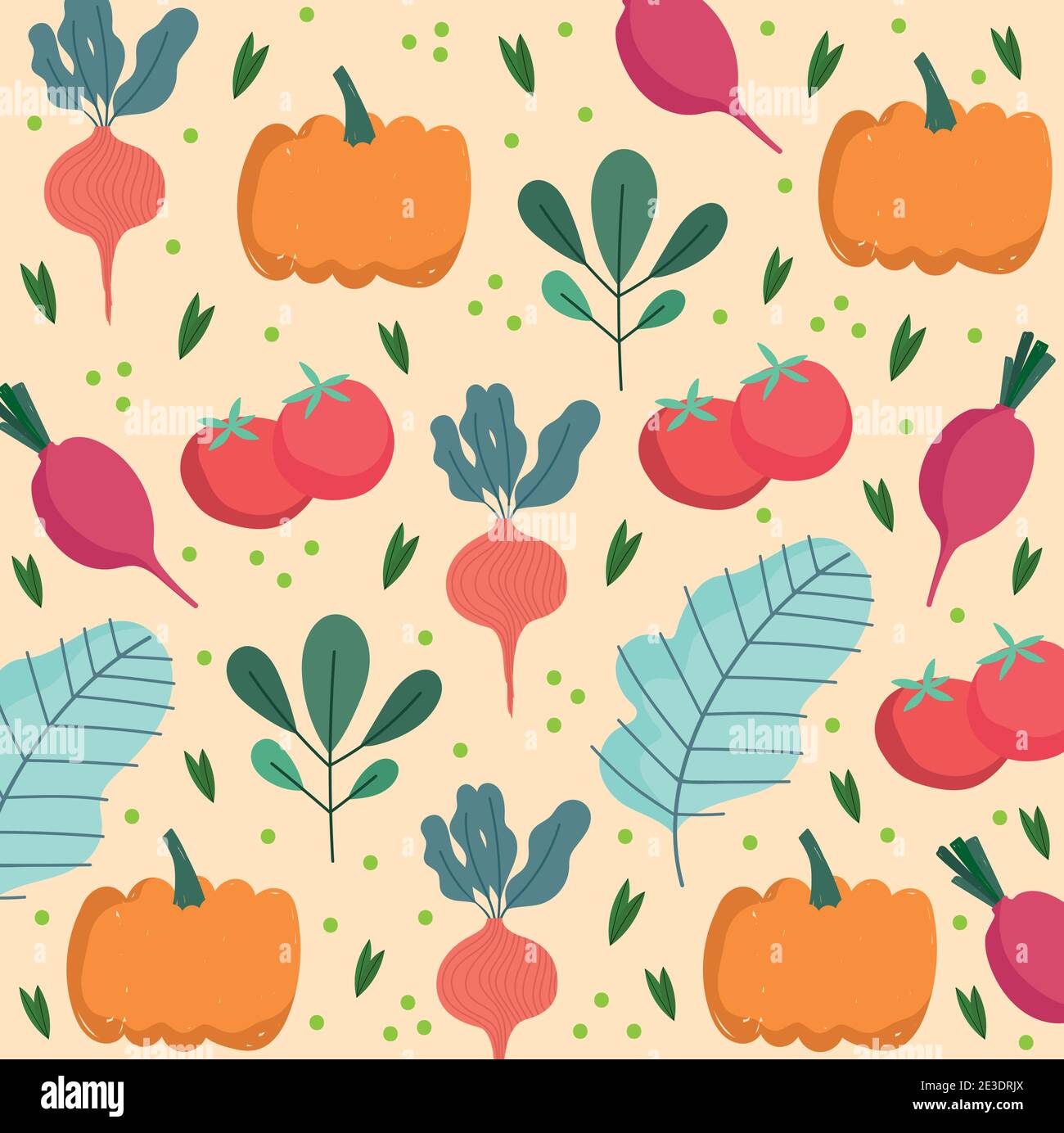 food pattern, pumpkin radish tomatoes leaf nature organic vegetables ...