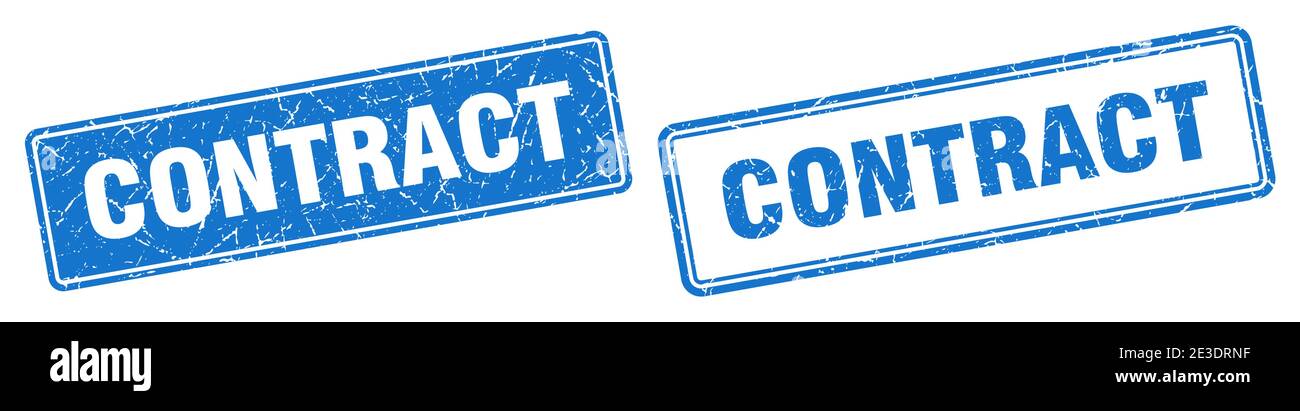 Contract square stamp grunge Stock Vector Images - Alamy