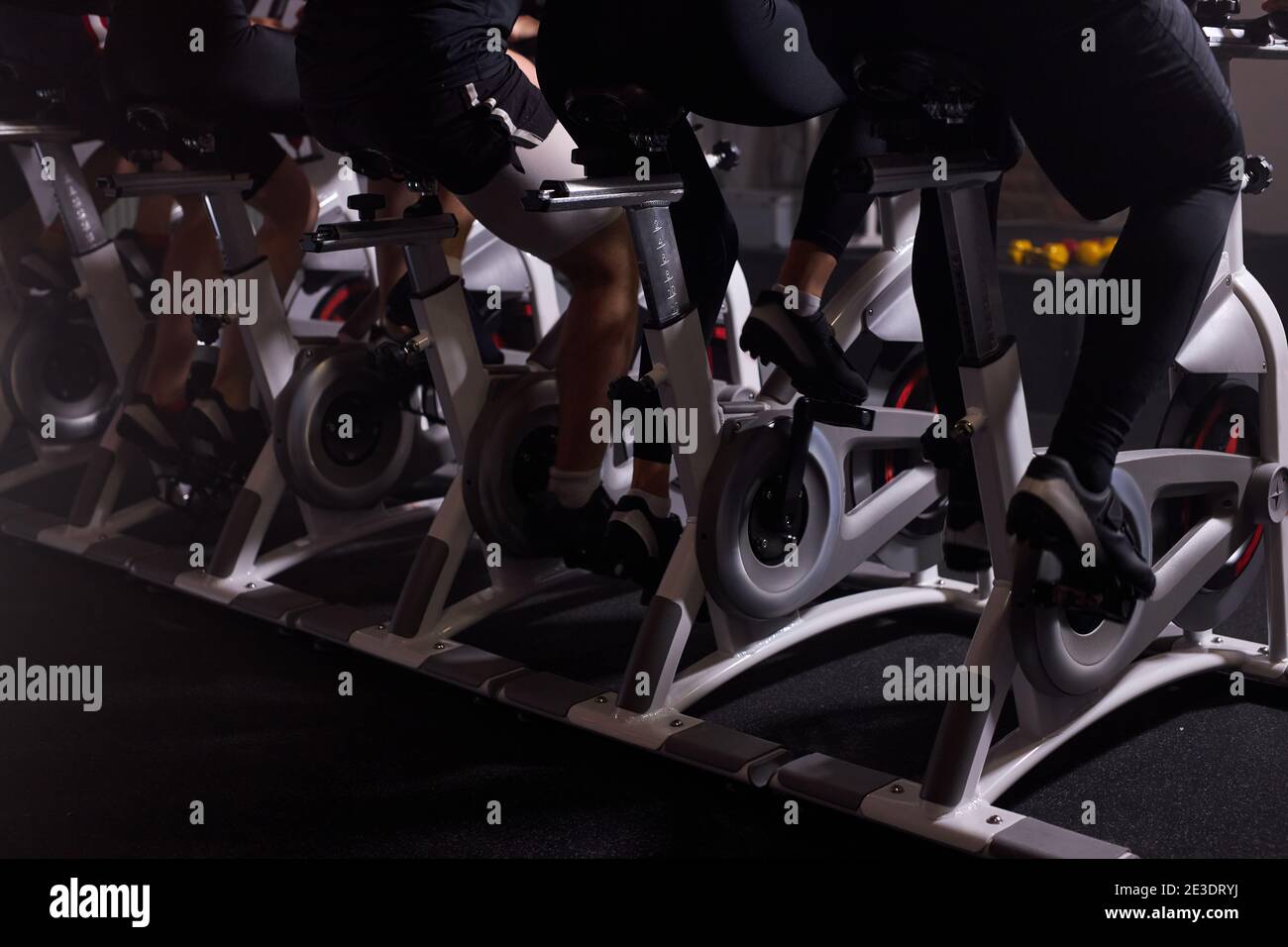 Spinning bicycles hi-res stock photography and images - Alamy