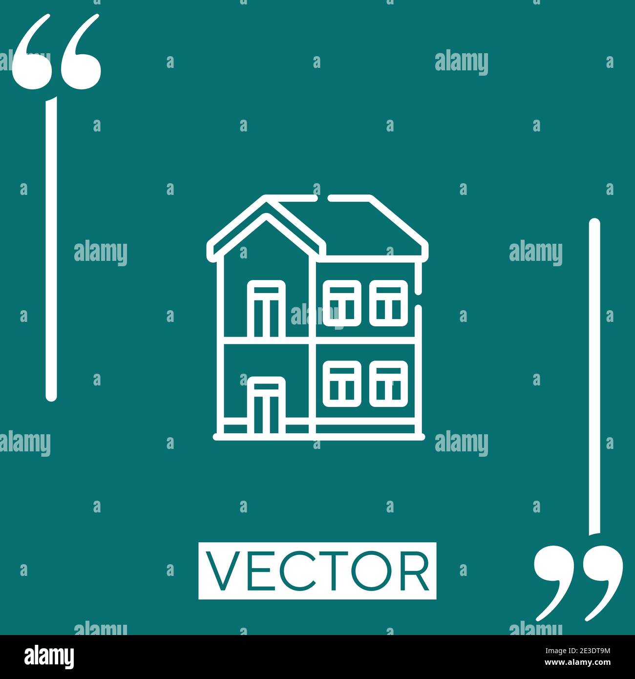Large housing estate green Stock Vector Images - Alamy