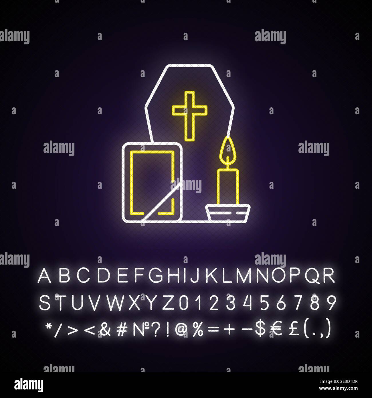 Neon Cemetery High Resolution Stock Photography and Images - Alamy