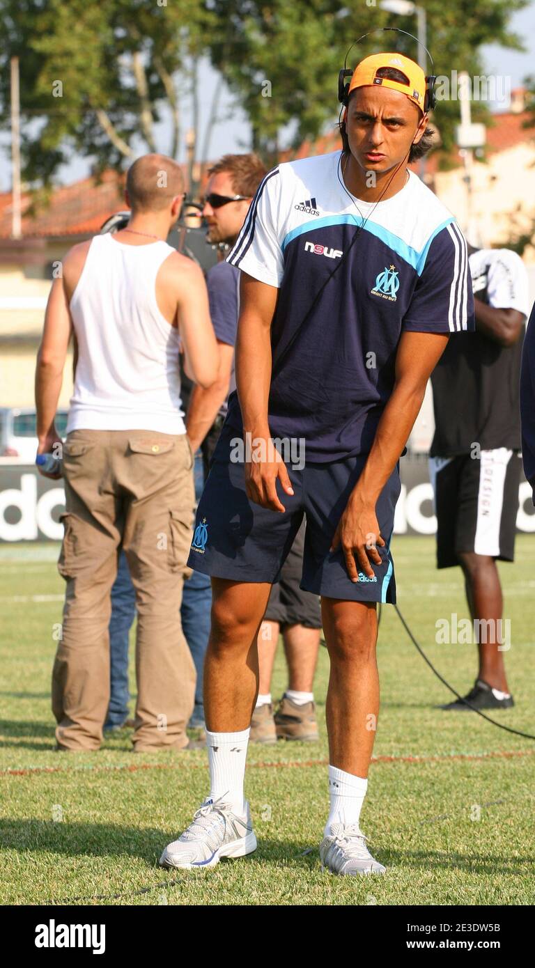 Olympique de Marseille's Salim Arrache during the french friendly ...
