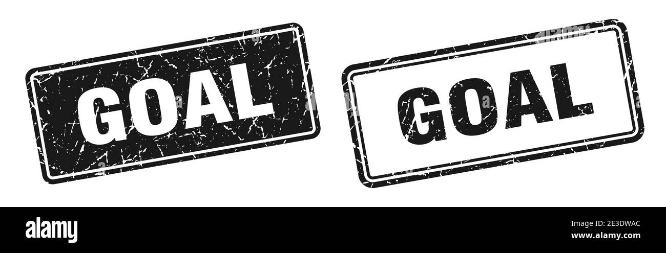 goal square stamp. goal grunge sign set Stock Vector Image & Art - Alamy
