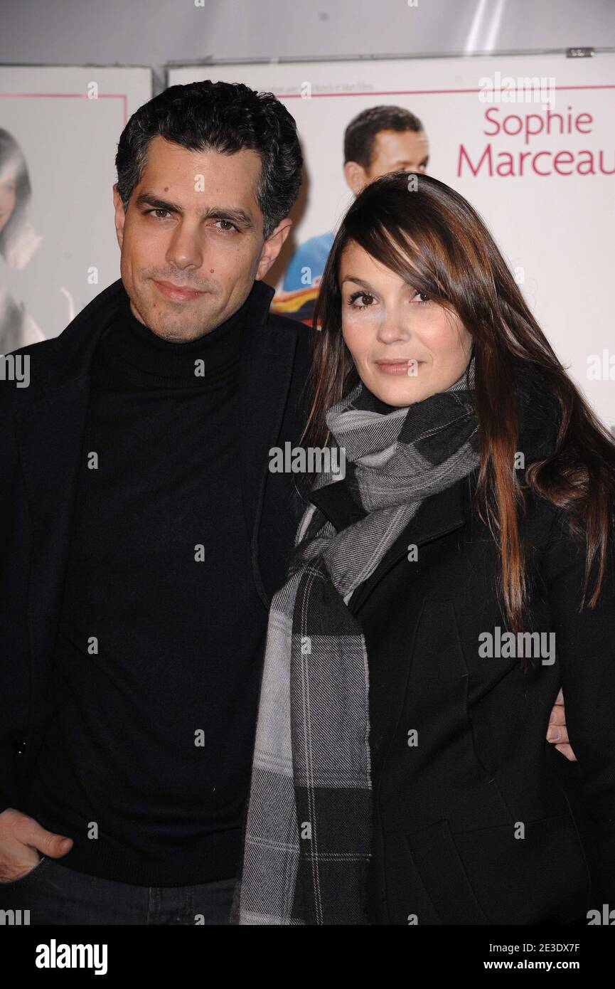 Actress Barbara Schulz and boyfriend Romain Hatchuel the premiere of ...