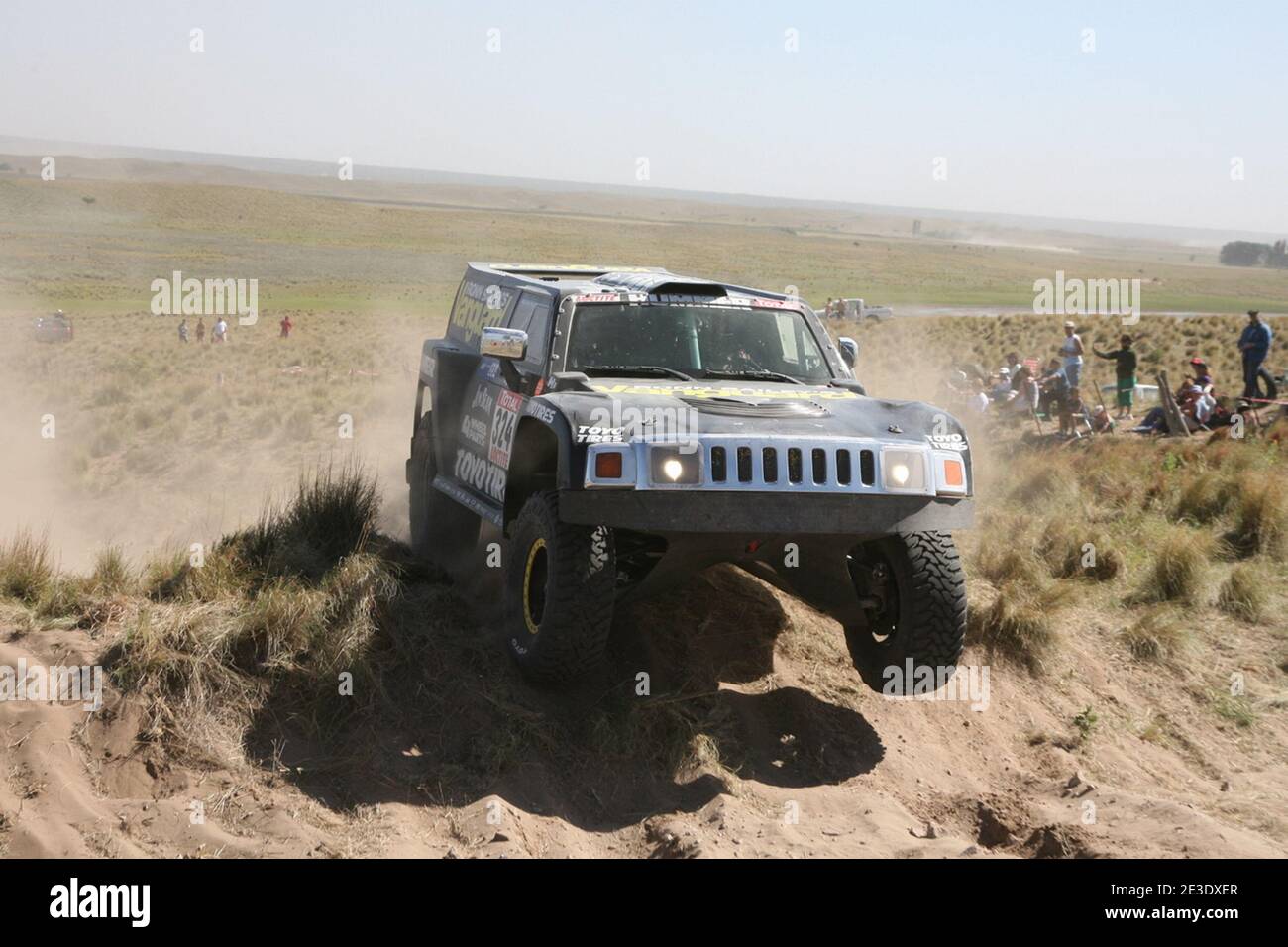 USA's Robby Gordon drives his Hummer H3 during the 3rd stage of the ...