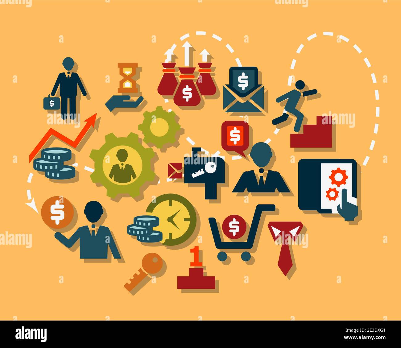 Human resources mobile interface hi-res stock photography and images ...