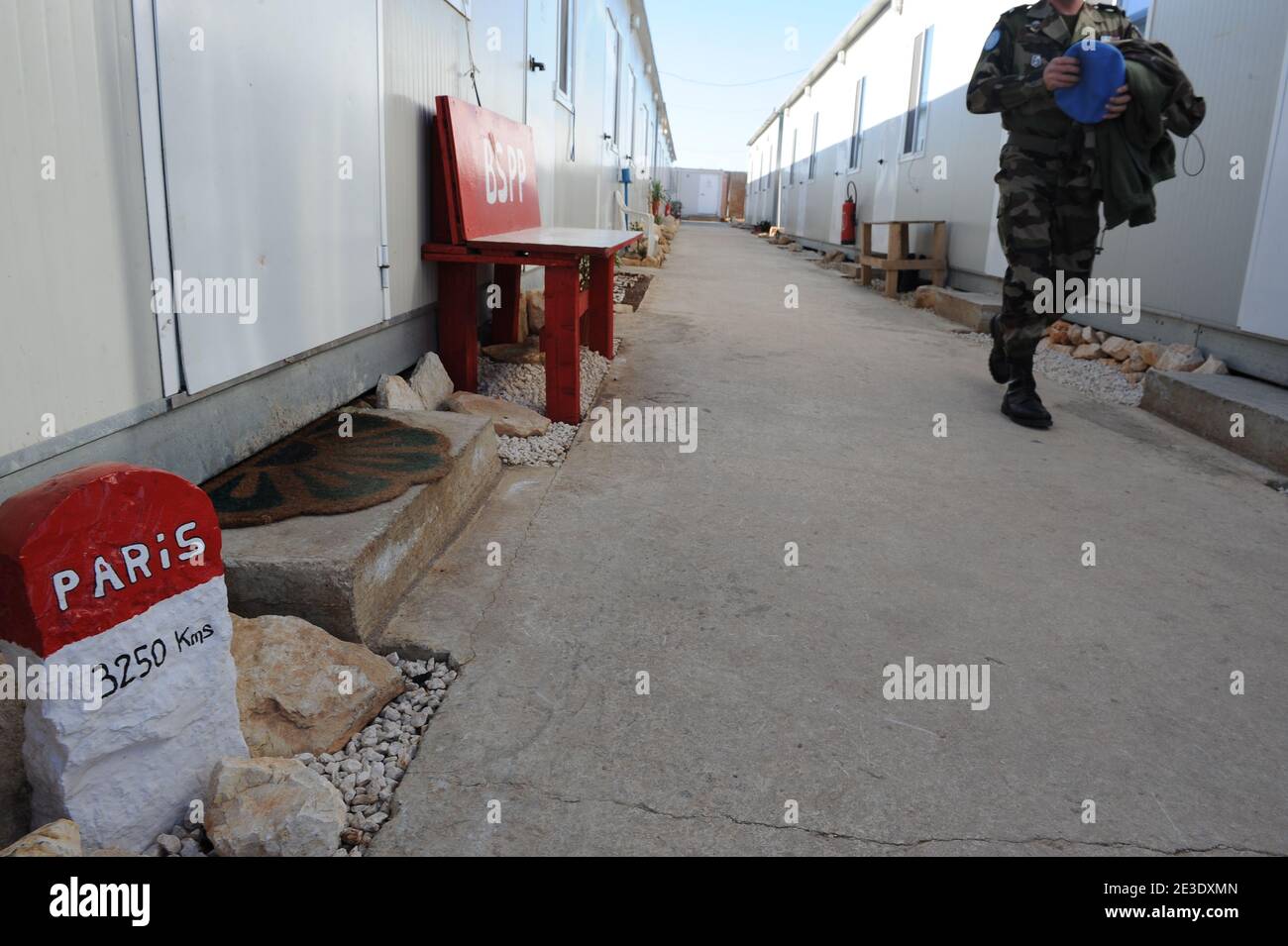 Atmosphere at the UNIFIL position called 'UN 2-45', in Southern Lebanon ...