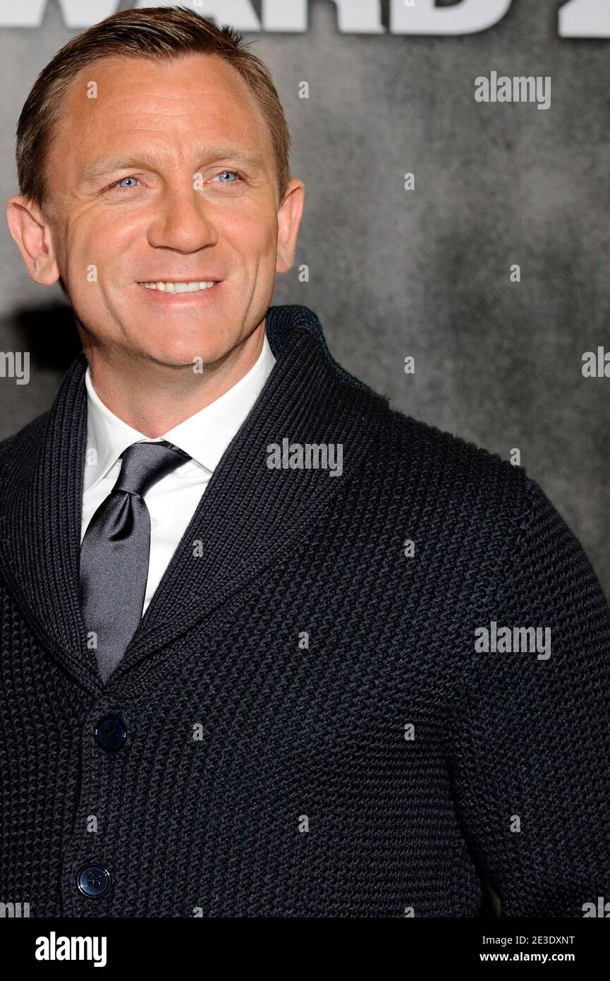 British actor Daniel Craig poses during a photocall for US director ...