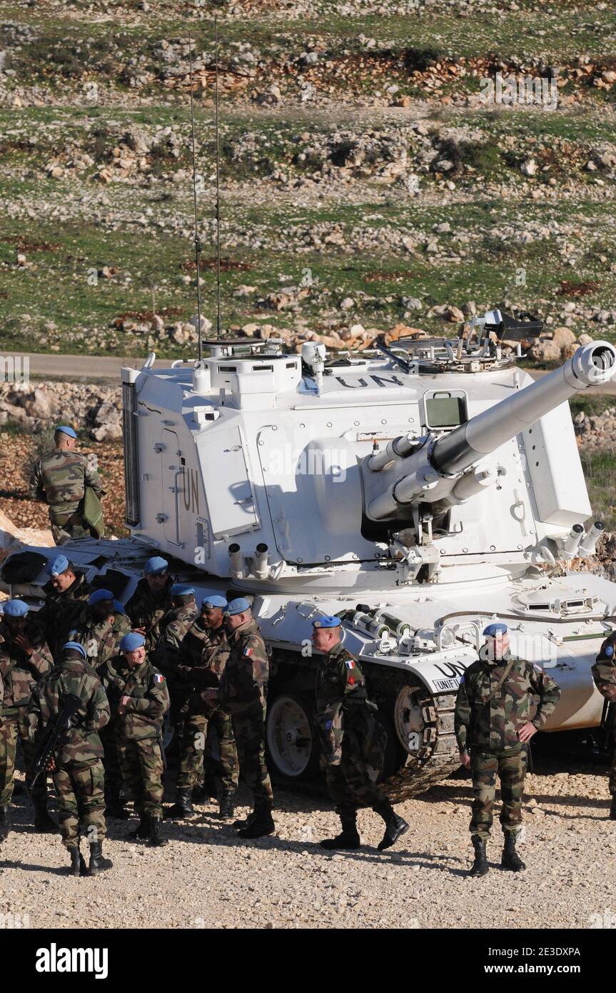 Atmosphere at the UNIFIL position called 'UN 2-45', in Southern Lebanon ...
