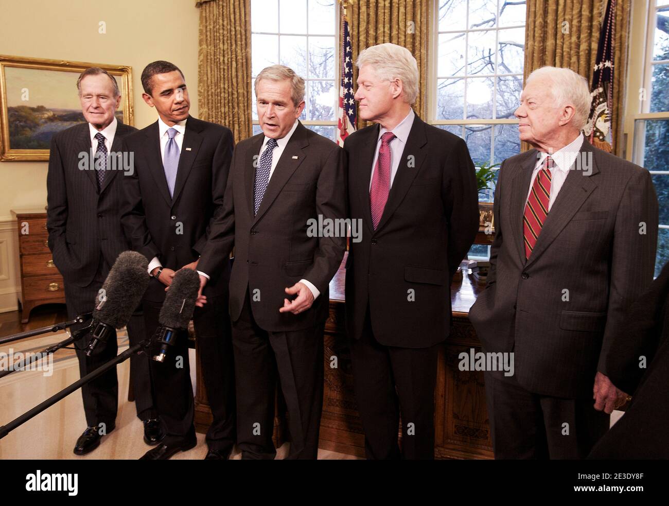 George H W Bush Oval Office High Resolution Stock Photography and ...