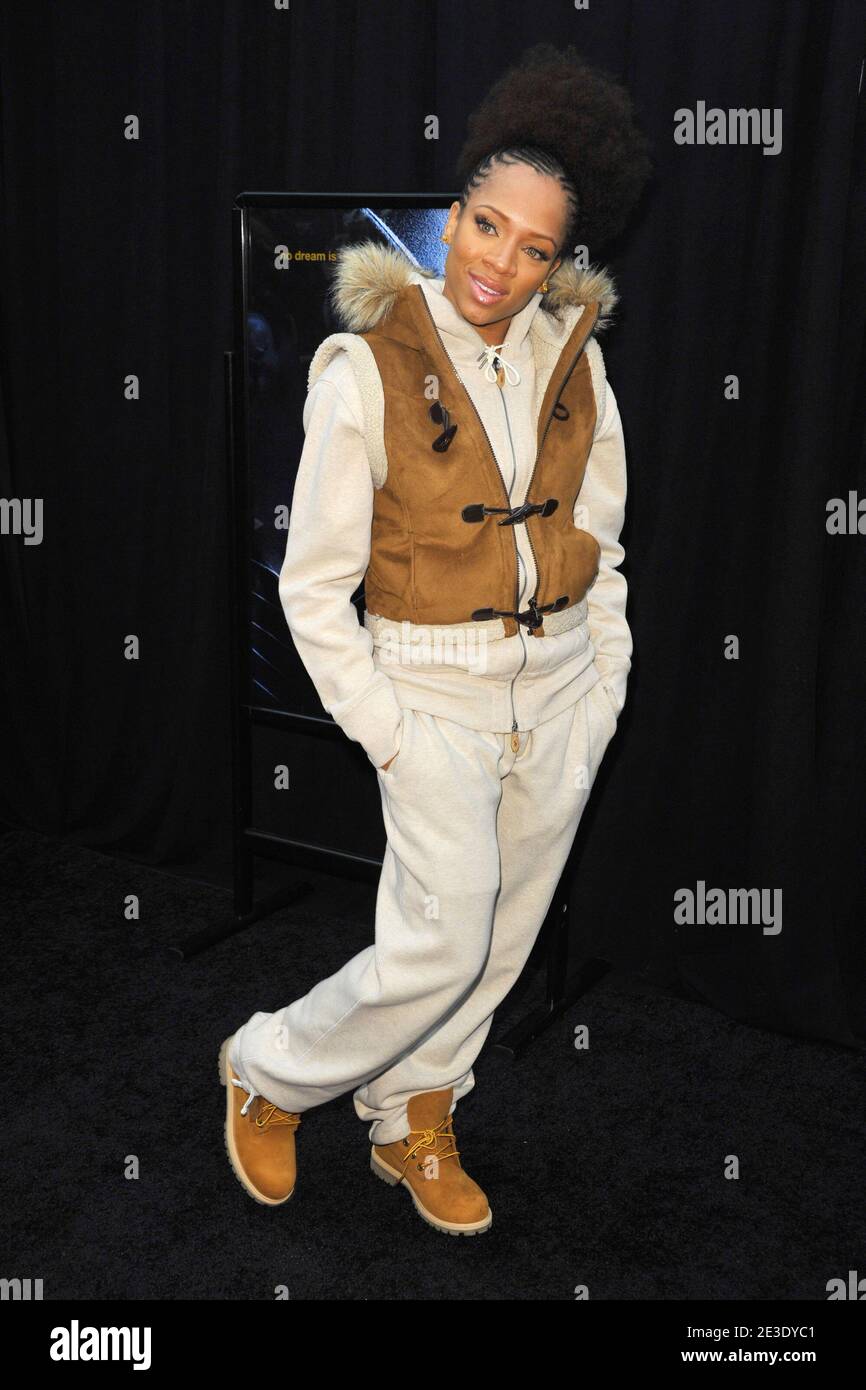 Lil Mama arriving for the premiere of 'Notorious' at the AMC Lincoln ...