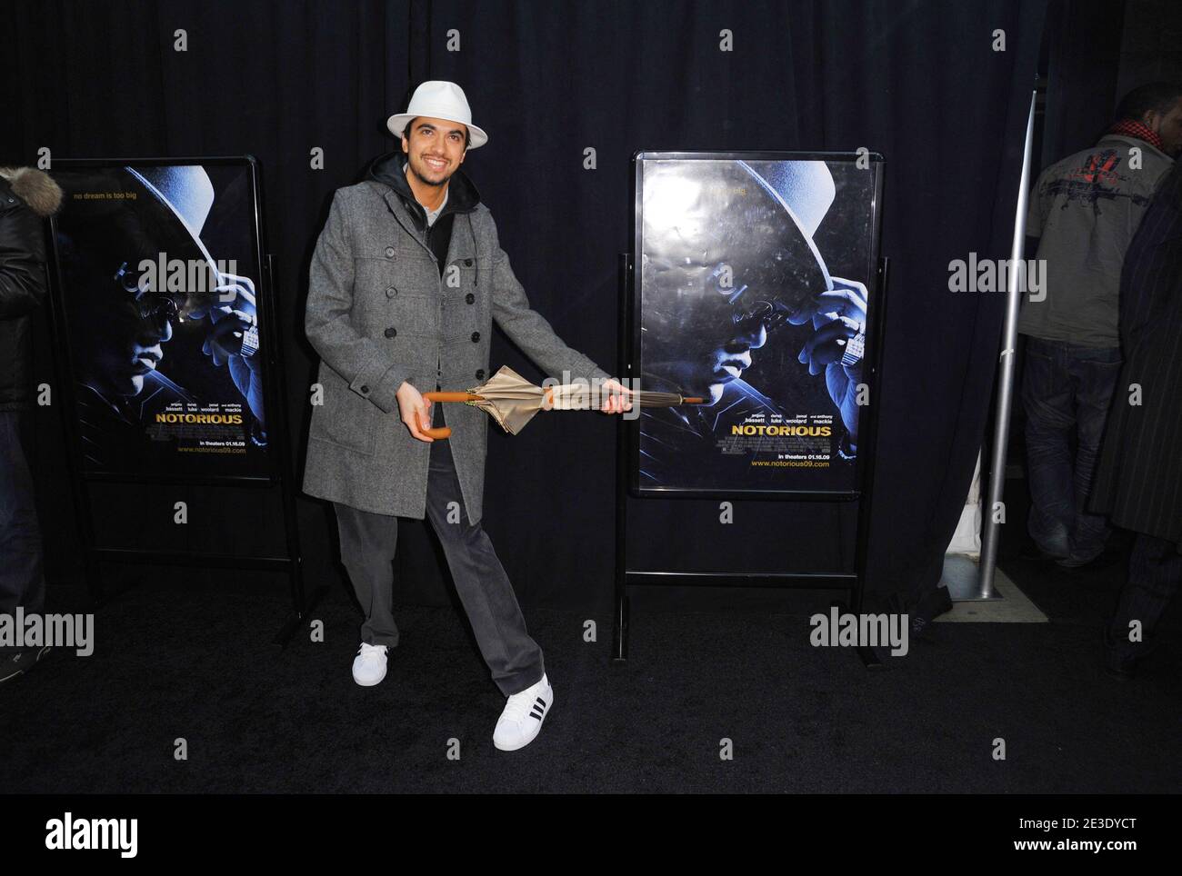 DJ Cassidy arriving for the premiere of 'Notorious' at the AMC Lincoln ...