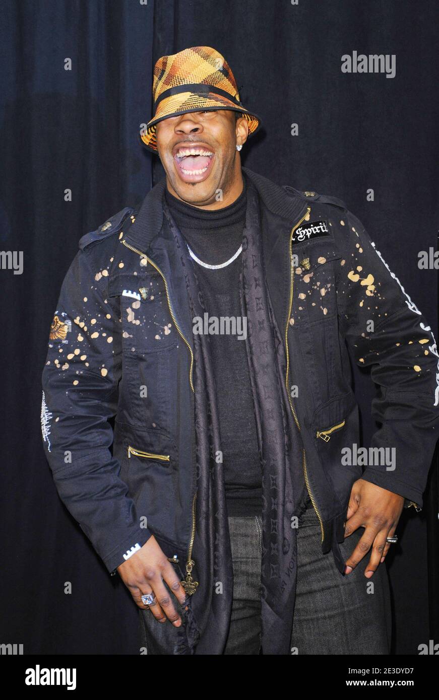 Busta Rhymes arriving for the premiere of 'Notorious' at the AMC ...