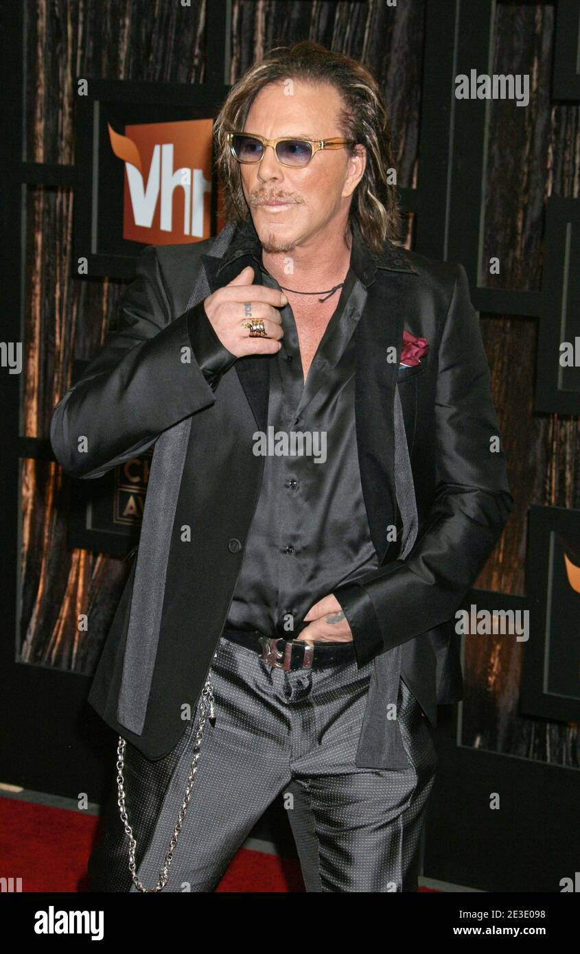 Mickey Rourke arrives at The 14th Annual Critic's Choice Awards, Santa ...