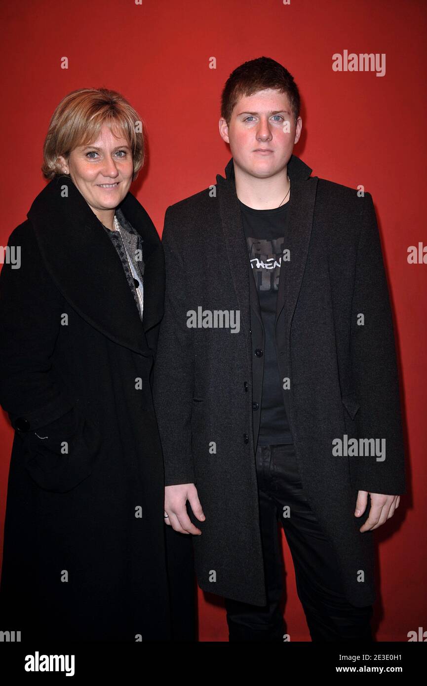 French Junior Minister for the Family, Nadine Morano and her son attend ...