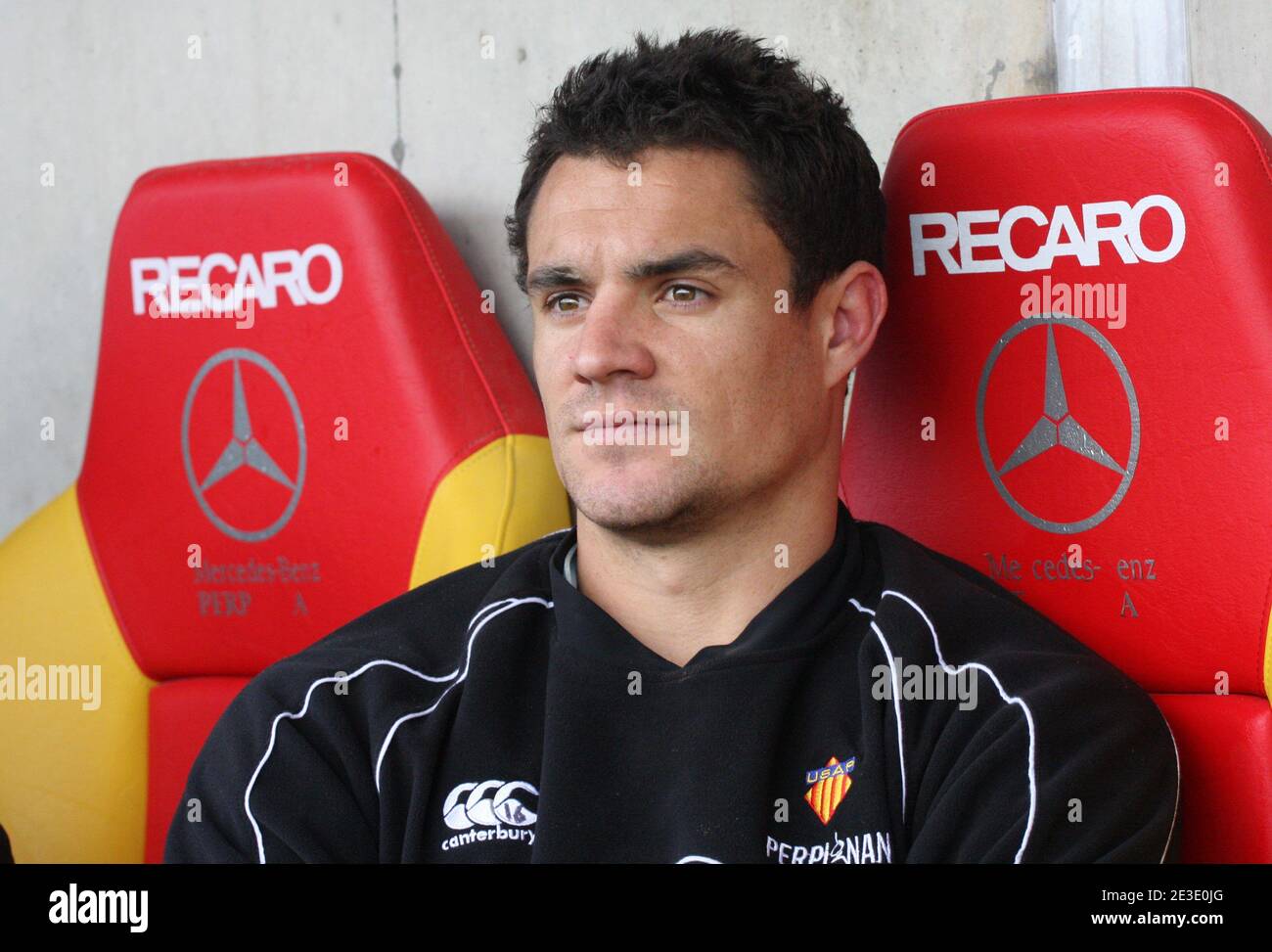 USA Perpignan's Daniel Carter during the French championship Top 14 ...