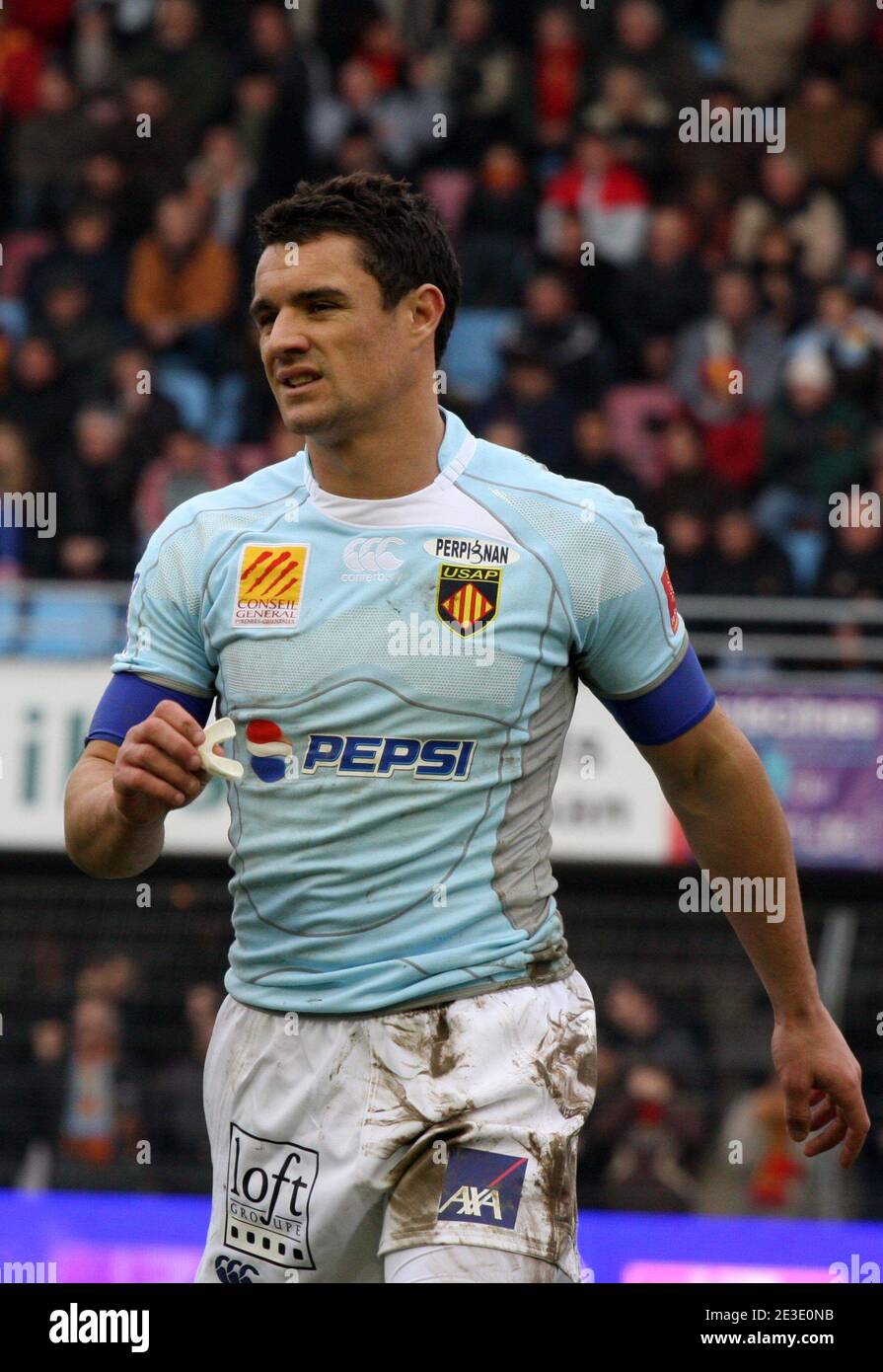 USA Perpignan's Daniel Carter during the French championship Top 14 ...