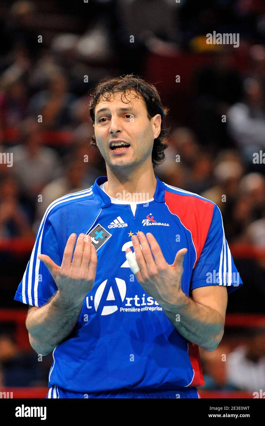 France's Jerome Fernandez during the Paris' Tournament handball match ...