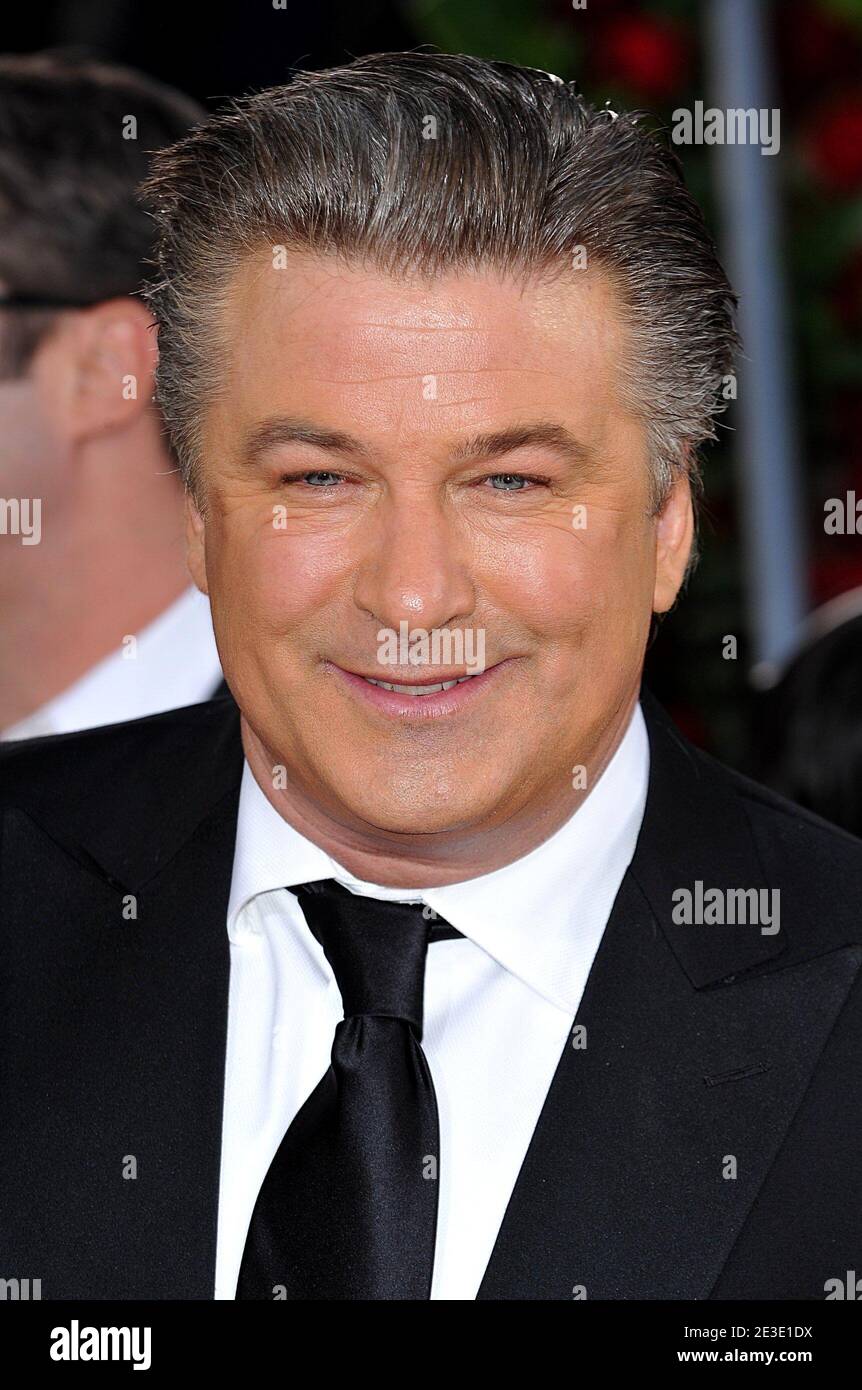 Alec Baldwin arriving at the 66th Annual Golden Globe Awards ceremony ...