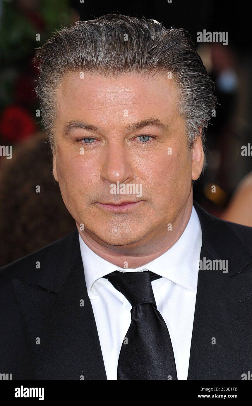 Alec Baldwin arriving at the 66th Annual Golden Globe Awards ceremony ...