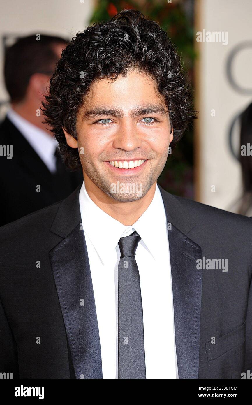 Adrien Grenier arriving at the 66th Annual Golden Globe Awards ceremony ...