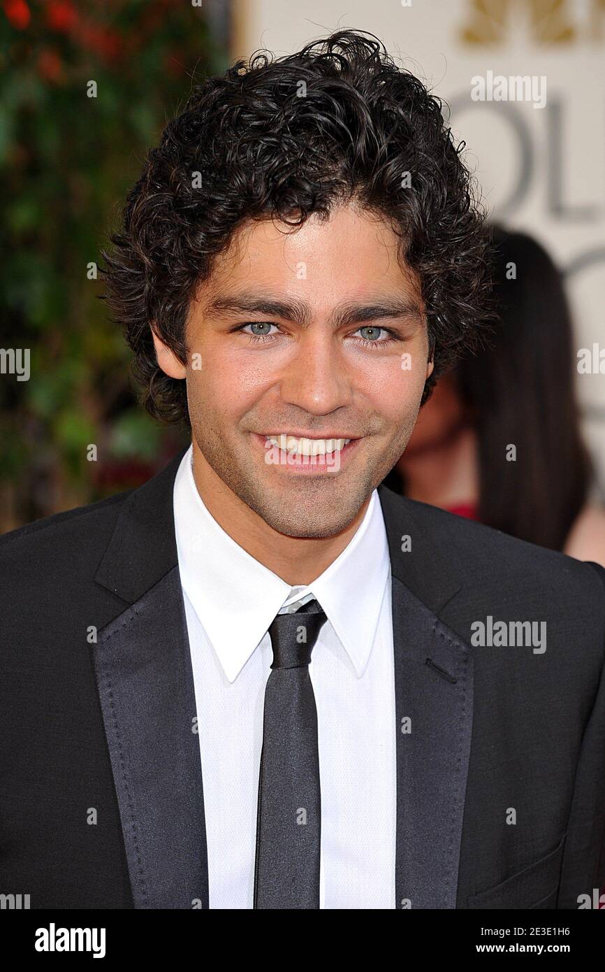 Adrien Grenier arriving at the 66th Annual Golden Globe Awards ceremony ...