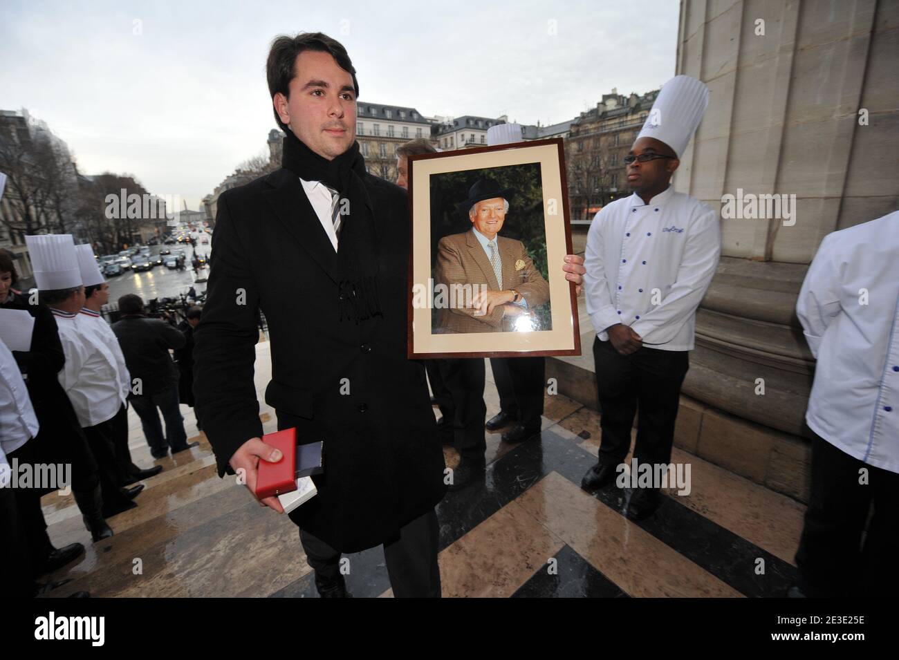 Atmosphere at the tribute to French master pastry chef Gaston Lenotre ...