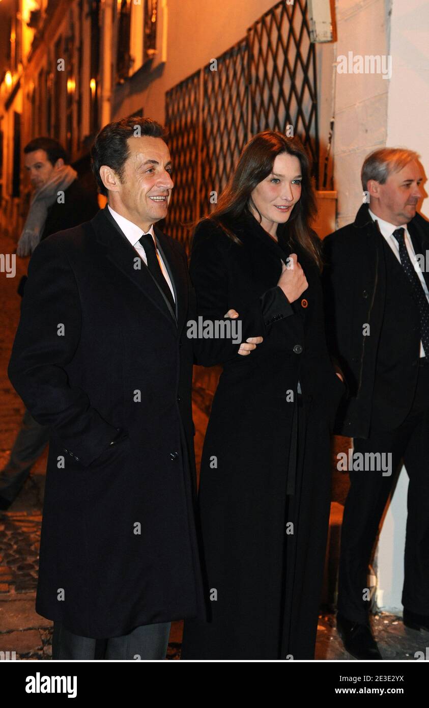 Wife of british prime minister gordon brown and carla bruni hi-res ...