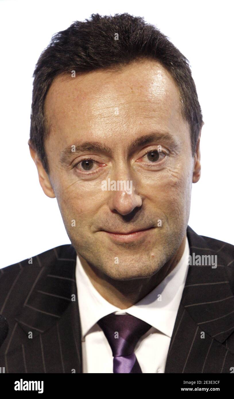 Airbus France COO Fabrice Bregier during the groundbreaking ceremony of ...