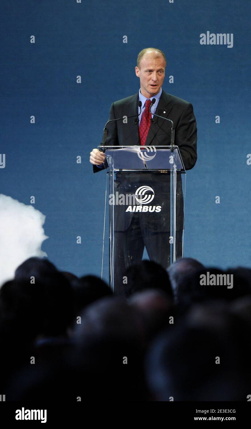Airbus Germany CEO Tom Enders delivers his speech during the ...