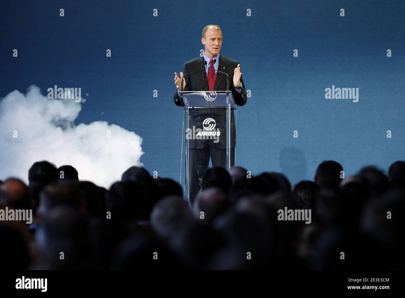 Airbus Germany CEO Tom Enders delivers his speech during the ...