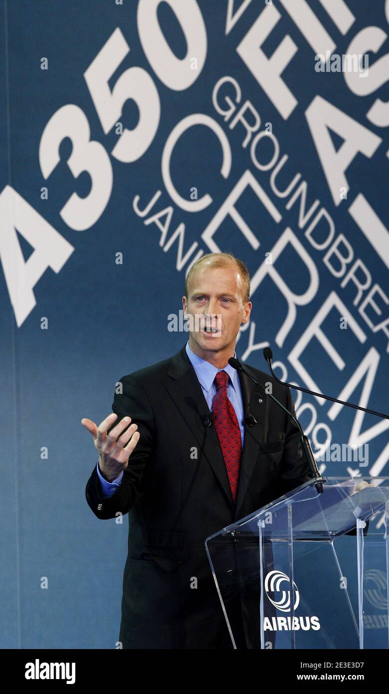 Airbus Germany CEO Tom Enders delivers his speech during the ...