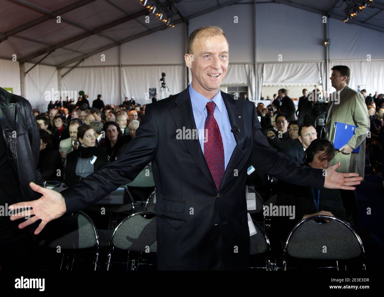 Airbus Germany CEO Tom Enders during the groundbreaking ceremony of new ...