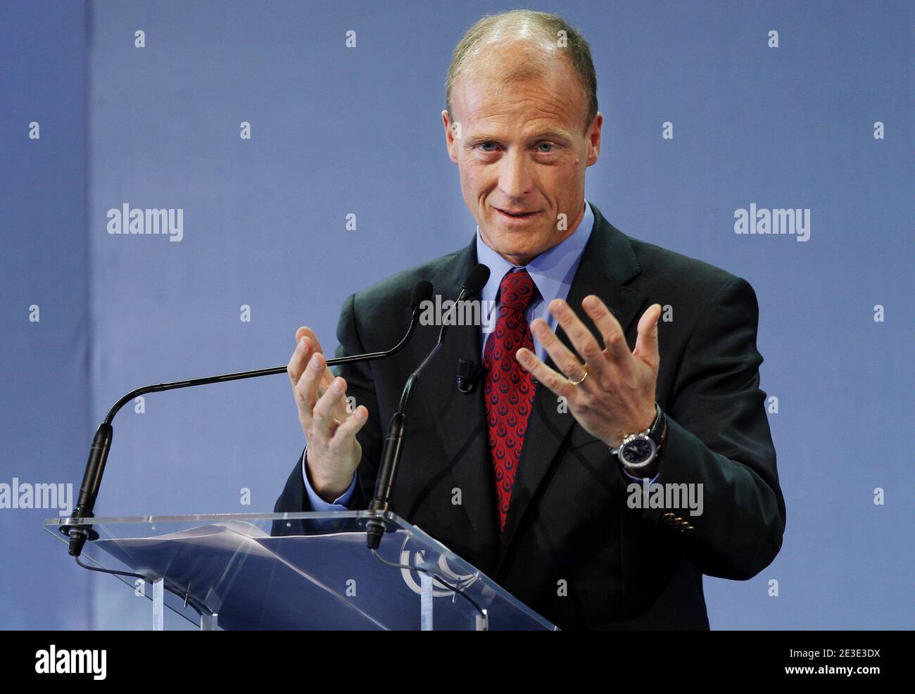 Airbus Germany CEO Tom Enders delivers his speech during the ...