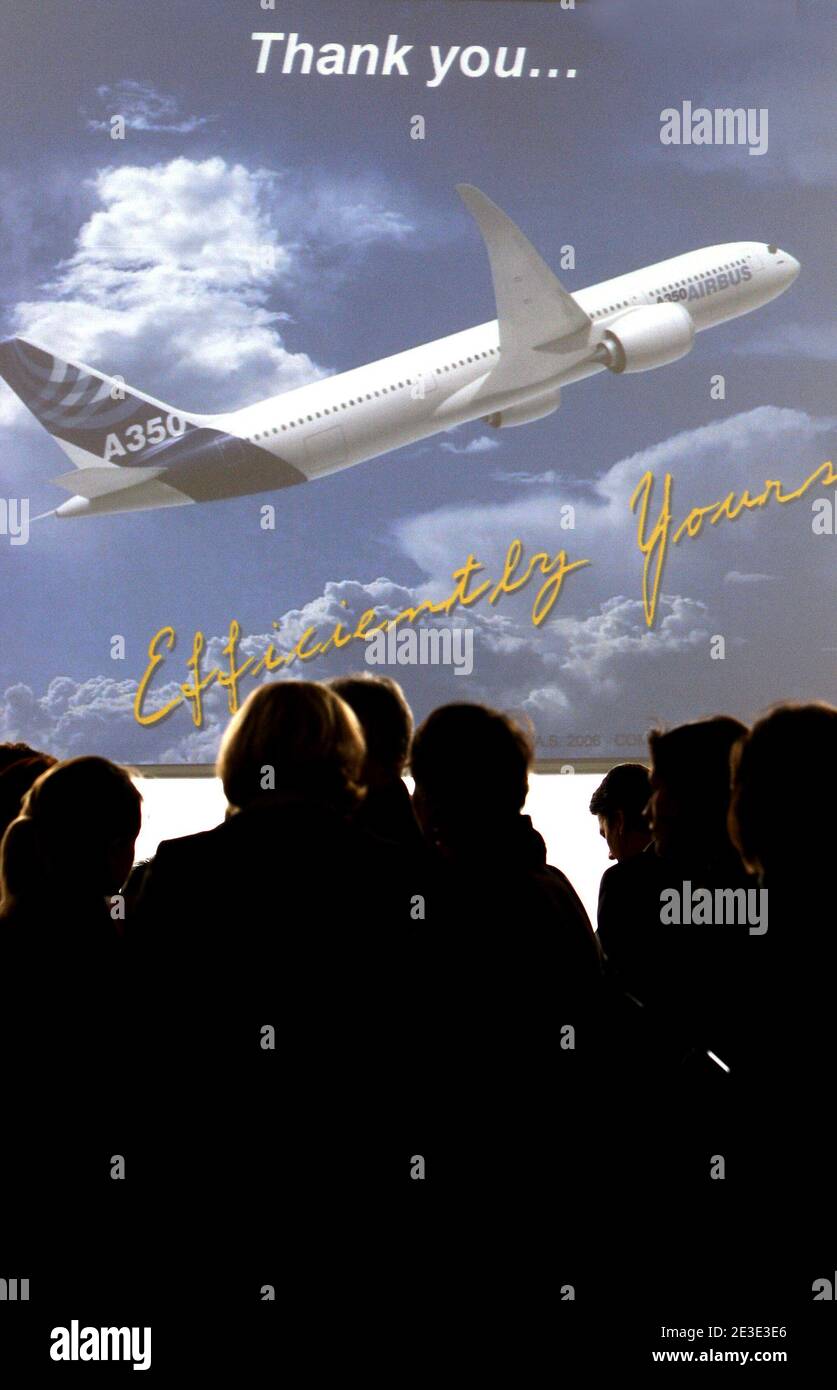 Atmosphere during Airbus A350 final assembly line groundbreaking ...