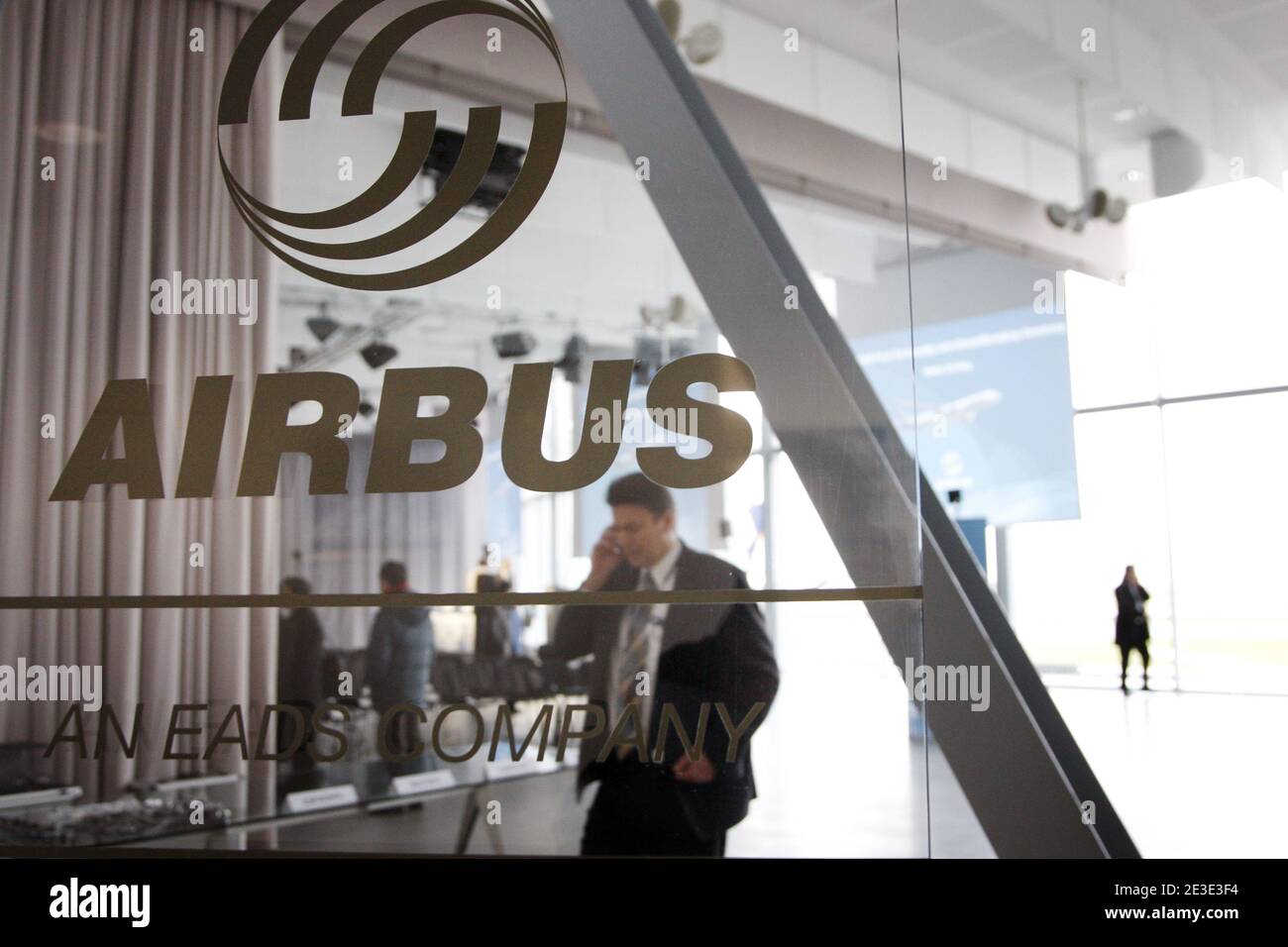 Atmosphere during Airbus A350 final assembly line groundbreaking ...