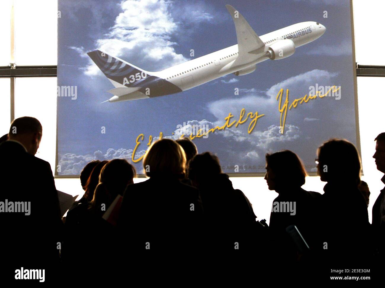 Atmosphere during Airbus A350 final assembly line groundbreaking ...