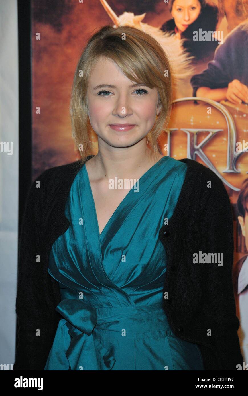 Actress Eliza Hope Bennett arriving at the New York premiere of ...